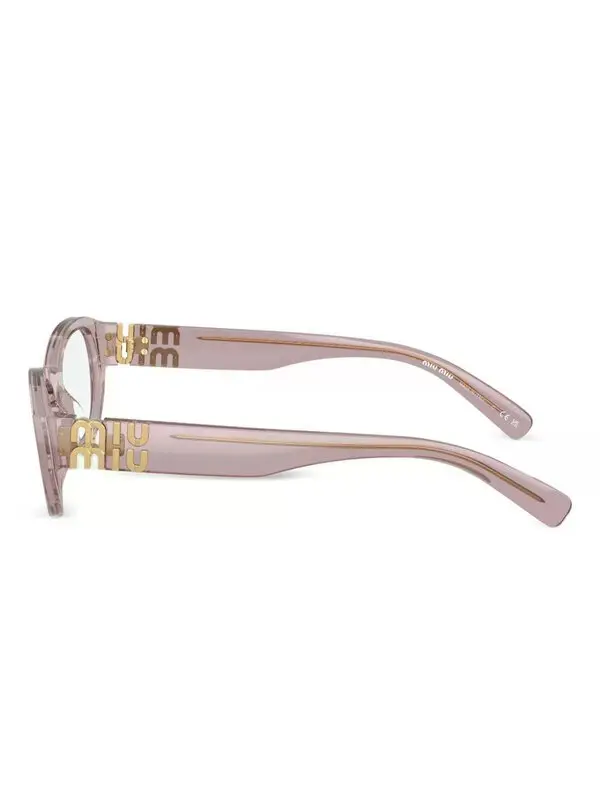 Miu Miu Logo Accent Glasses