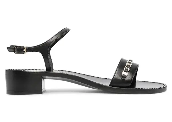 FERRAGAMO Tiny Vara Bow Applique Trim Sandals