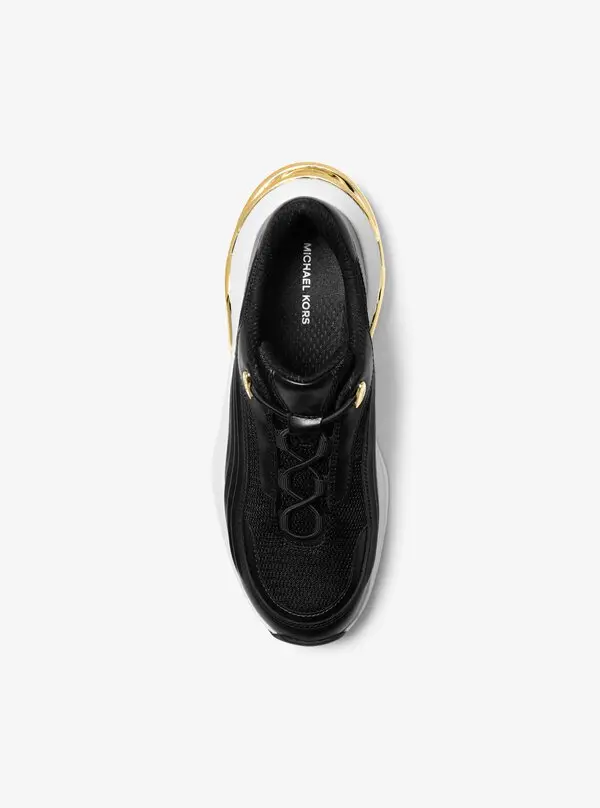 Michael Kors Toni Mixed-media Trainer