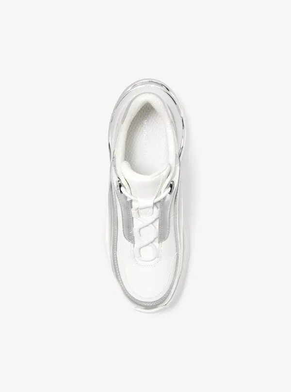 Michael Kors Toni Mixed-media Trainer