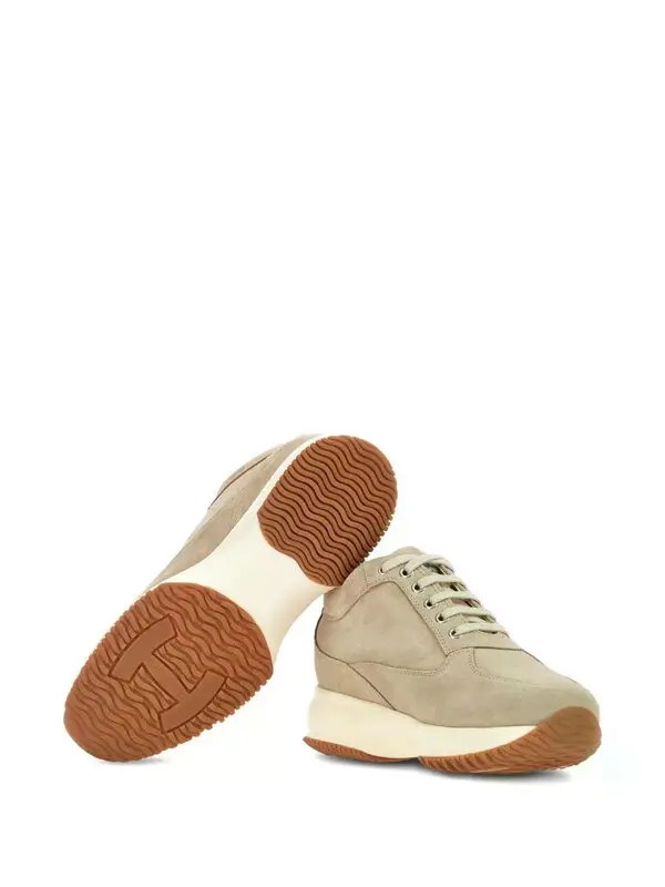 Hogan Leather Sneakers - Neutrals