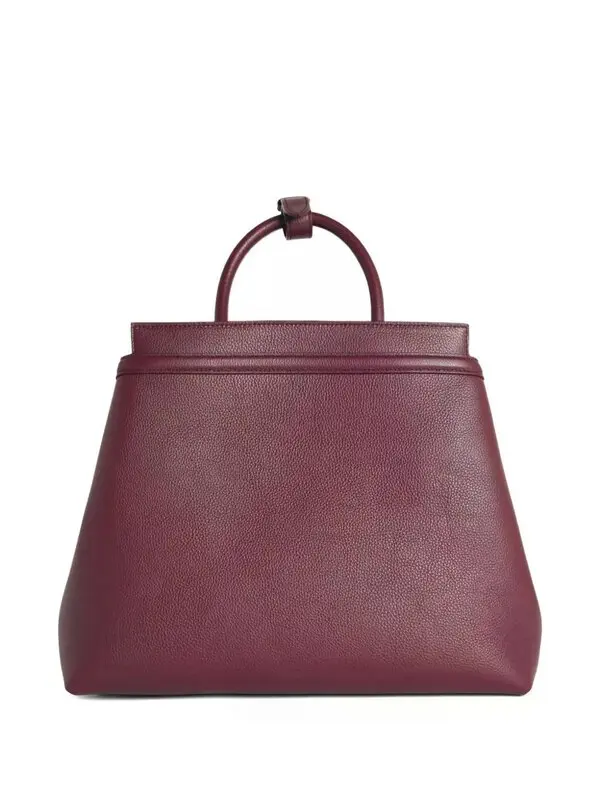 Bally Leather Tote Bag - Red