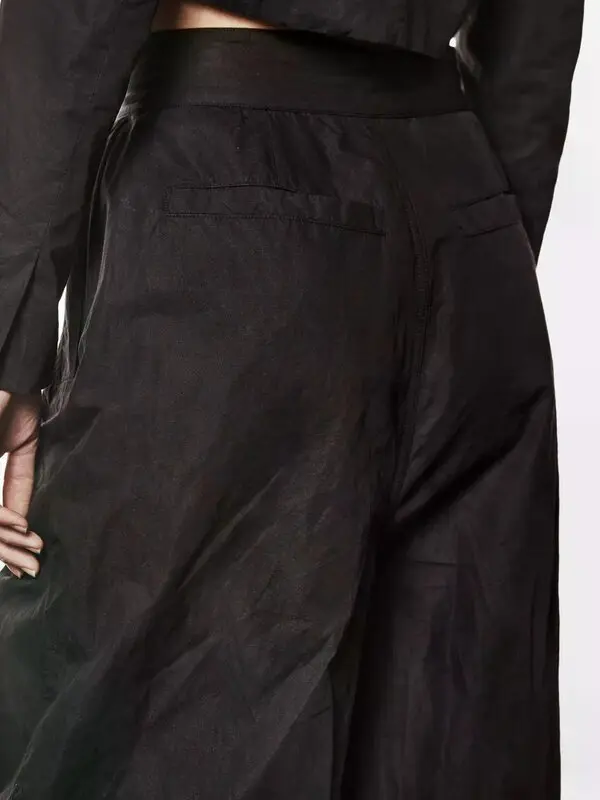 THOM KROM Pleated Side-pockets Palazzo Trousers
