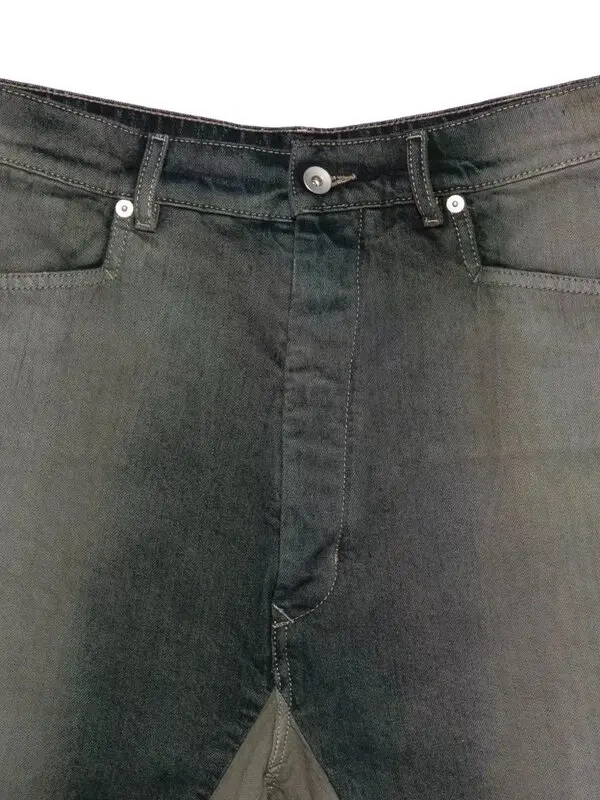 Rick Owens Frayed Denim Skirt