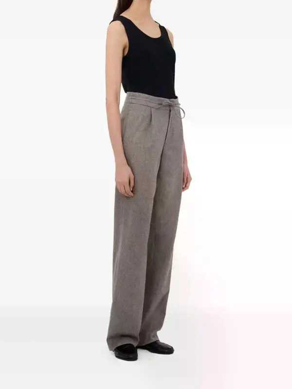 Loulou De Saison Harlem Pleated Drawstring Trousers