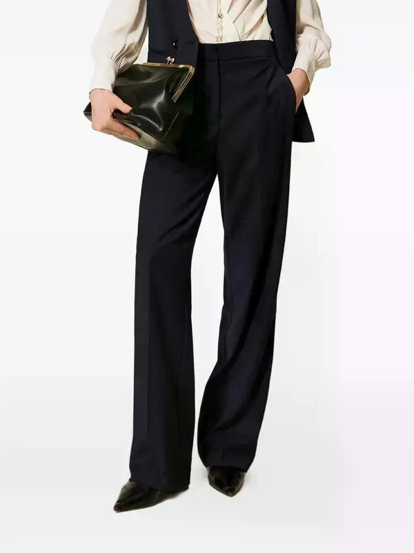 TWINSET Wide-leg Trousers With Side Pockets