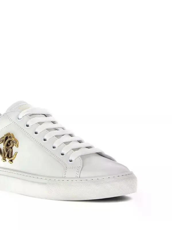 Roberto Cavalli Mirror Snake Sneakers