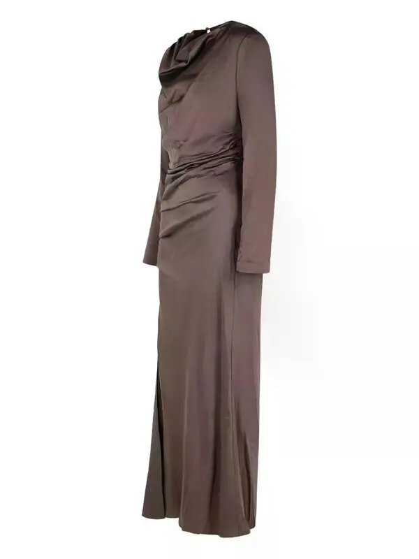 Simkhai Cowl-neck Draped Dress