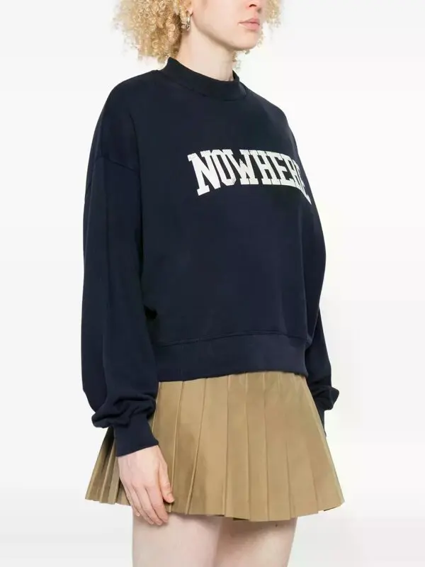 THE NEW SOCIETY Slogan-print Sweatshirt