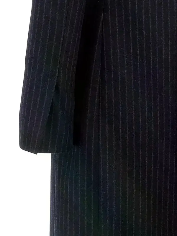 Alberto Biani Pinstripe Double-breasted Coat