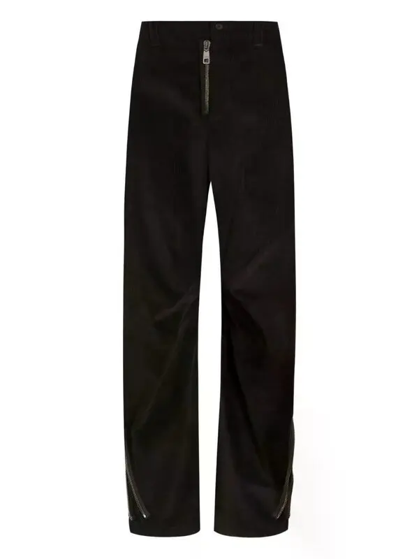 Dolce & Gabbana Zip-detailed Corduroy Trousers