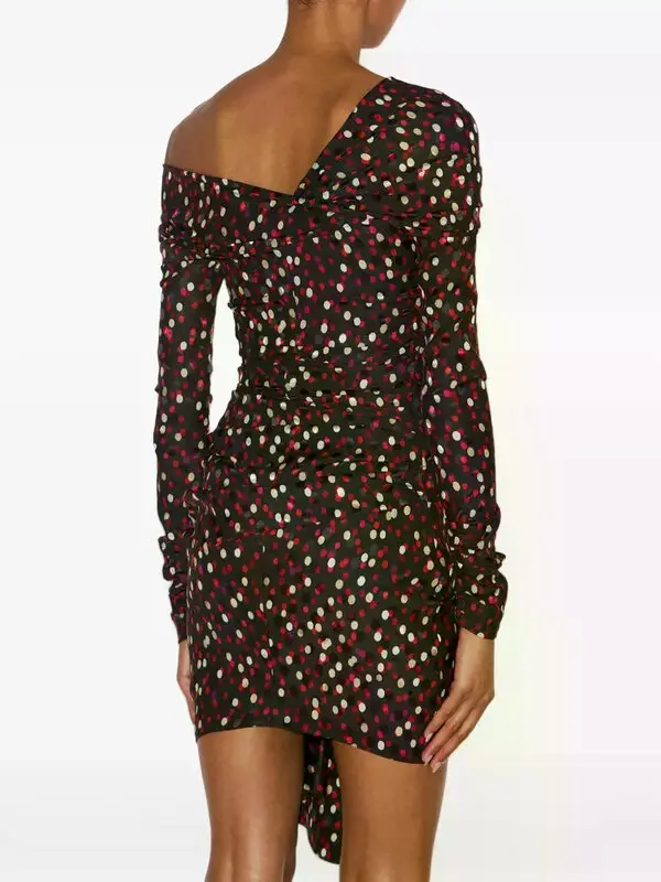 Isabel Marant Étoile Draped Polka-dot Mini Dress