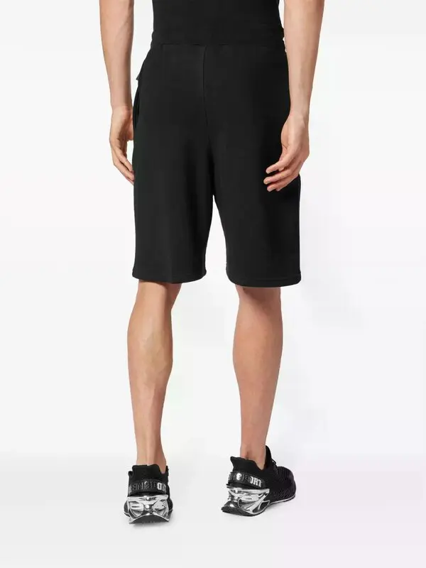 PLEIN SPORT Scratch-print Track Shorts