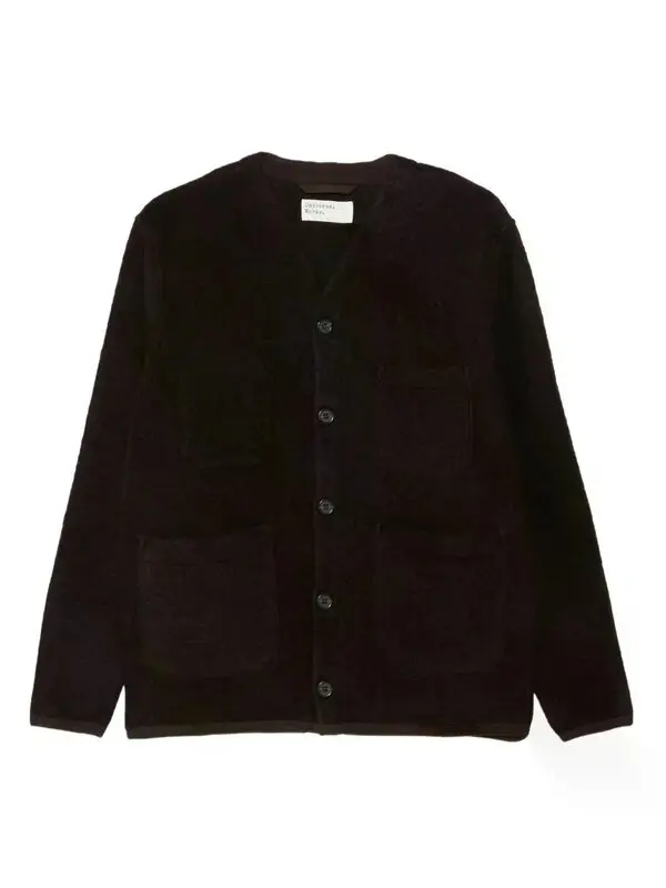 Universal Works Wool Patch-pocket Cardigan - Brown
