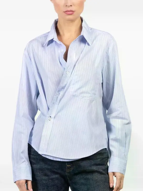 CISSA Striped Long-sleeve Shirt