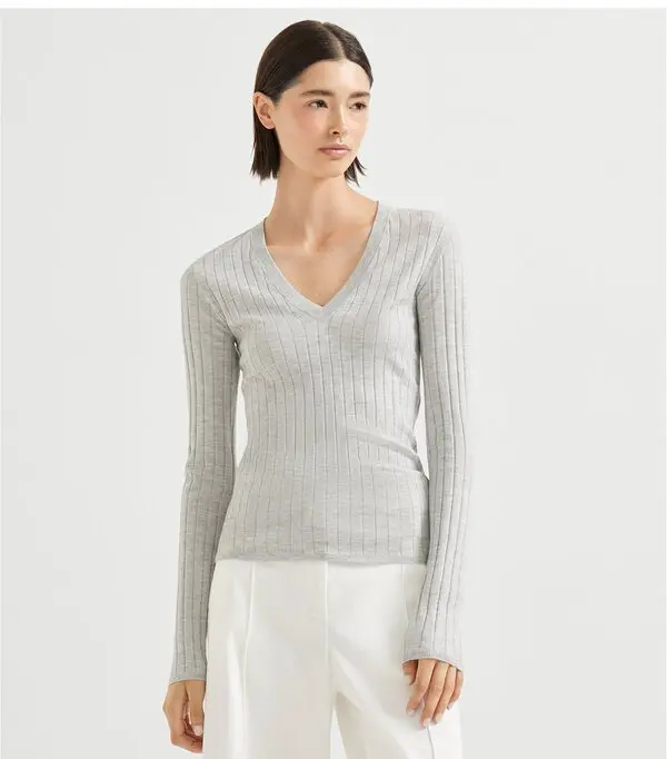 Brunello Cucinelli Cashmere-blend Sparkling Sweater