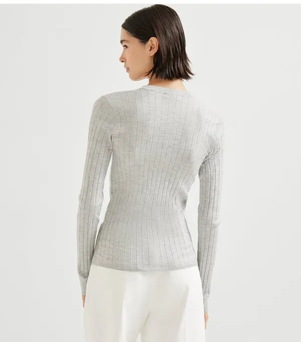 Brunello Cucinelli Cashmere-blend Sparkling Sweater