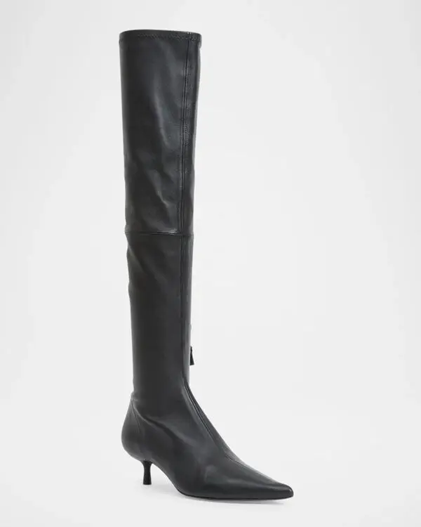 Simkhai Joni Stretch Leather Over-the-knee Boots