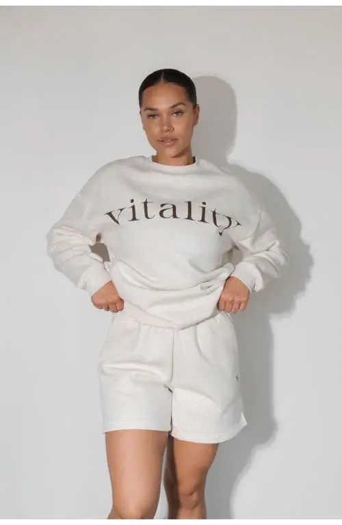 VITALITY Cozy Uni Short - Oat Marl