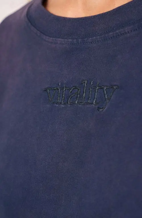 VITALITY Retro Uni Tee - Oxford Washed