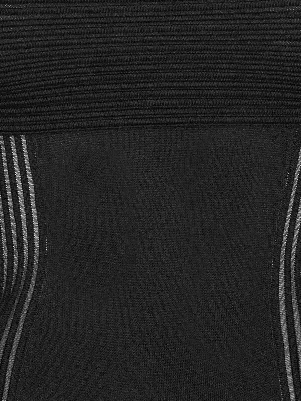 ROTATE BY BIRGER CHRISTENSEN Knitted Off-shoulder Top