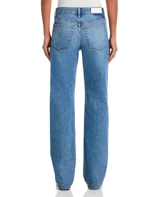 RE/DONE 90s Mid-rise Loose Fit Straight Jeans - Medium Vain