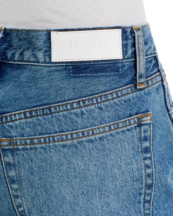 RE/DONE 90s Mid-rise Loose Fit Straight Jeans - Medium Vain