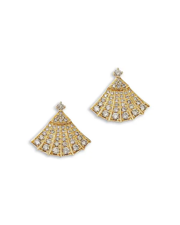 Bloomingdale'S 14k Yellow Champagne Diamond Drop Earrings - Gold