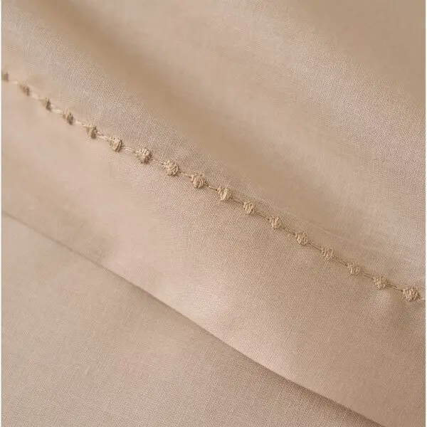 YVES DELORME Batiste Pillowcase, Standard - Biscuit
