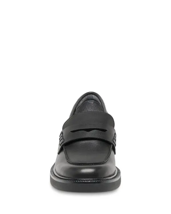 Dolce Vita Tiggy Loafer Flats - Black Leather