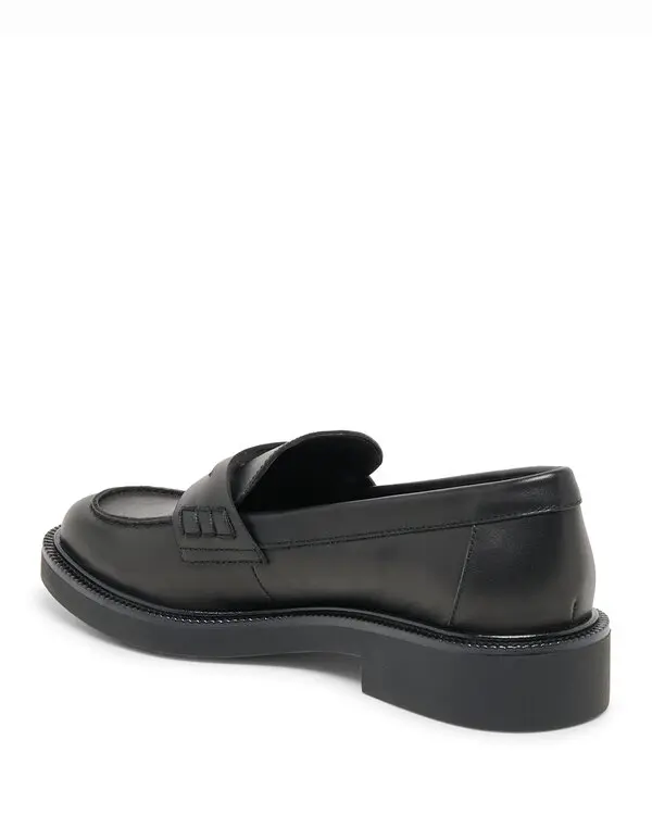 Dolce Vita Tiggy Loafer Flats - Black Leather