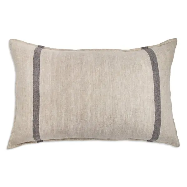 POM POM AT HOME Rory Linen King Sham - Flax/midnight