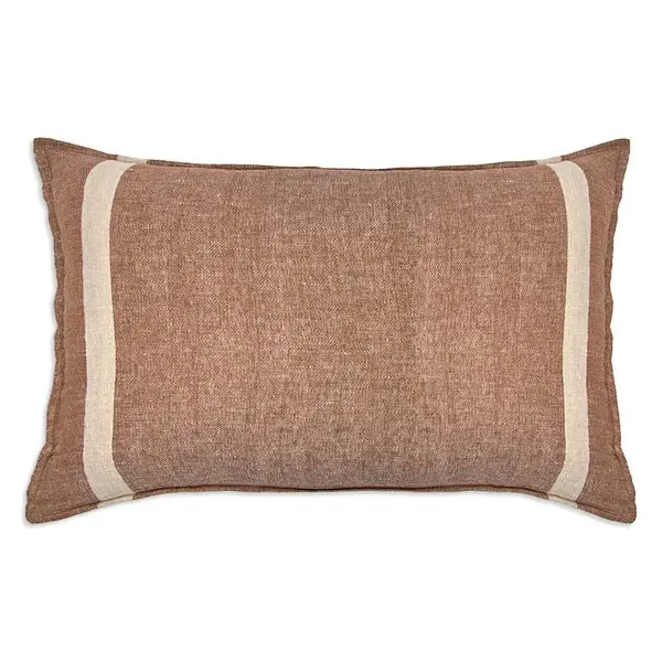 POM POM AT HOME Rory Linen King Sham - Terracotta/flax