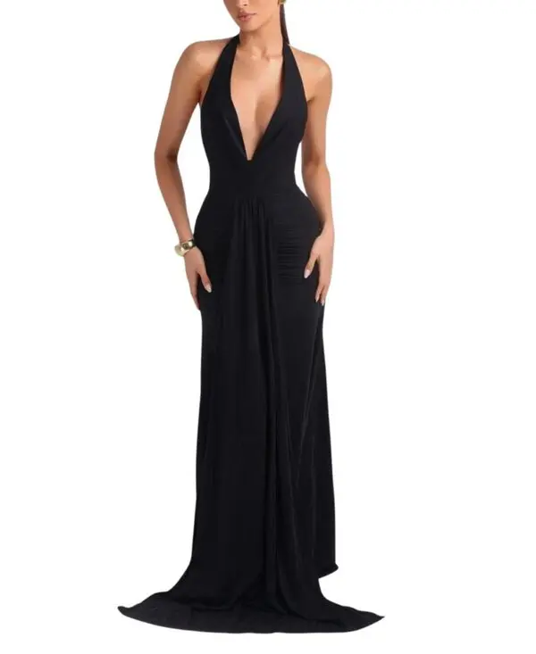 HEIRESS BEVERLY HILLS Jersey Cinched Maxi Dress