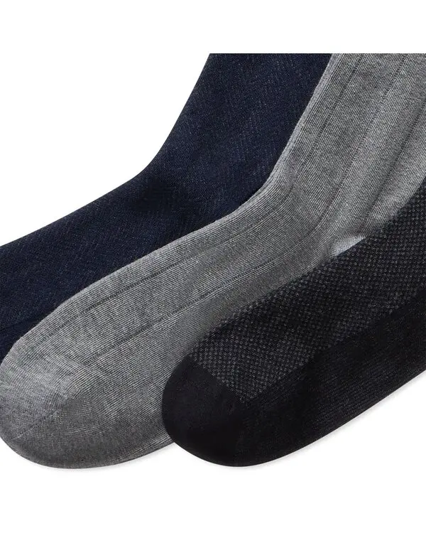 Polo Ralph Lauren Classic Patterns Socks, 3-pack - Navy Multi