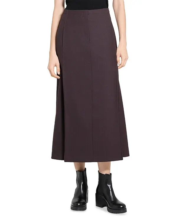 Theory Trouser Front Maxi Skirt