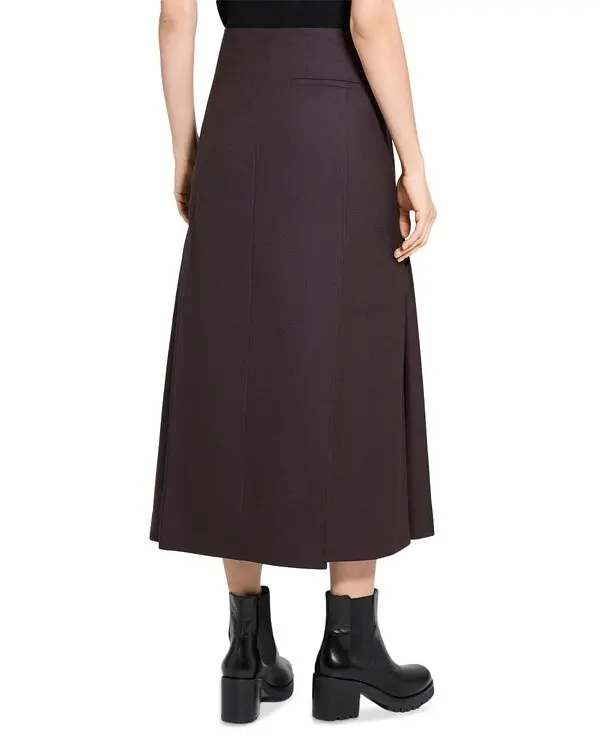 Theory Trouser Front Maxi Skirt