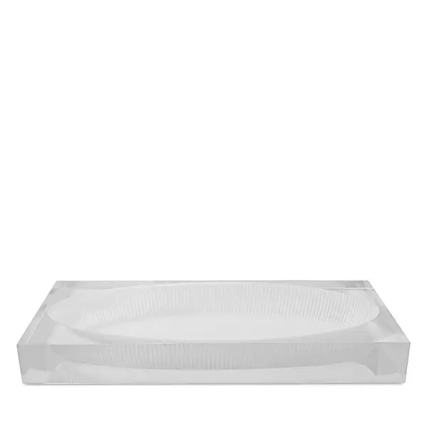 KASSATEX Camden Amenity Tray Exclusive - White/clear