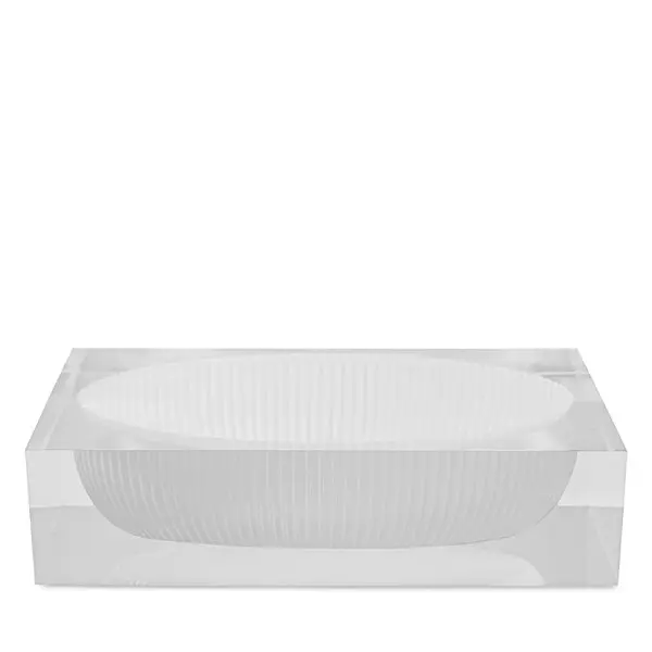KASSATEX Camden Soap Dish Exclusive - White/clear