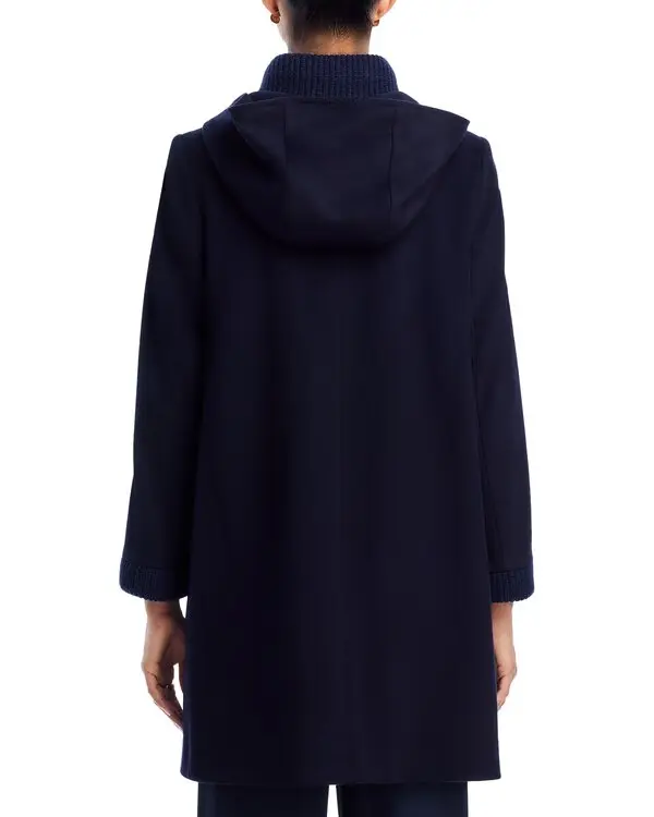 Cinzia Rocca Hooded Toggle Coat