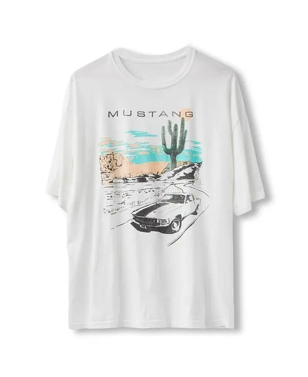 Junk Food Clothing Ford Mustang Road Trip Oversized Tee
