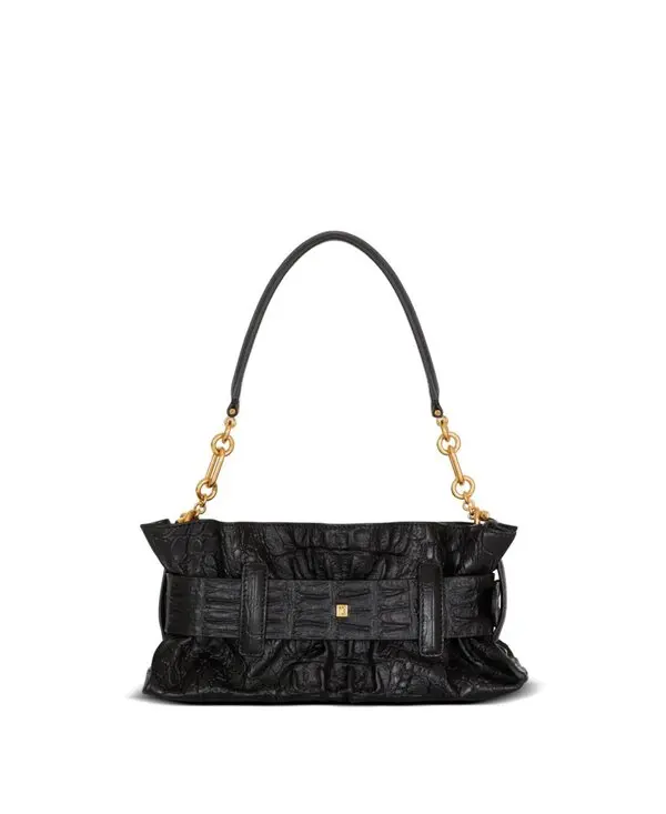 Balmain Mini Anthem Embossed Bag