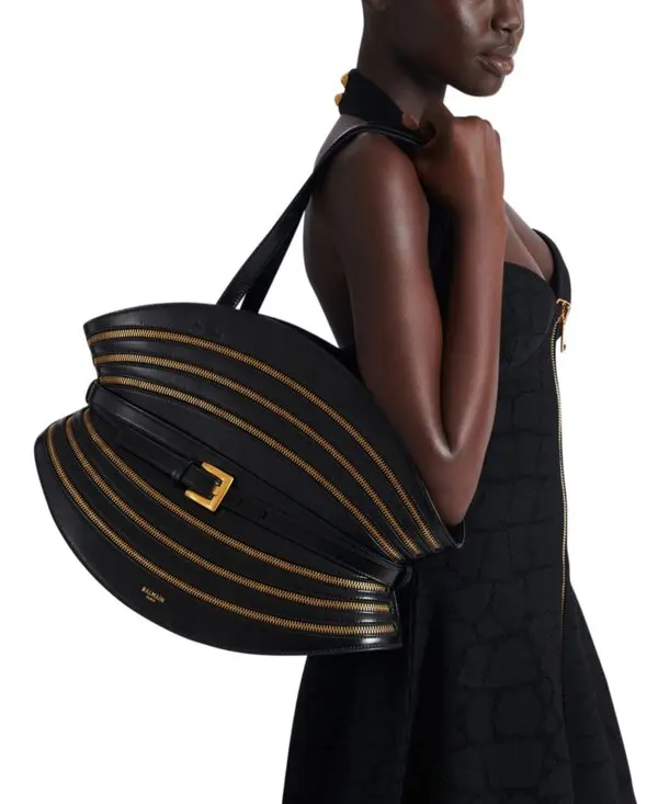 Balmain Medium Shuffle Zips Bag