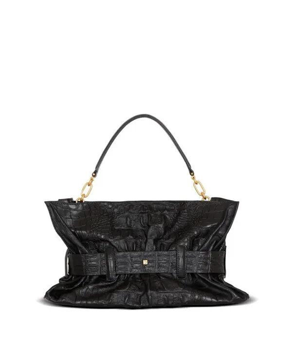 Balmain Medium Anthem Embossed Bag