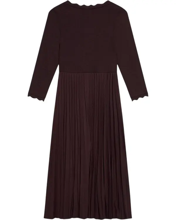 knee length dresses for ladies Roma, Womens Midi Dress, Long Sleeve, Chiffon M main image 1