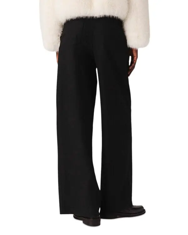 Maje Wide Leg Suit Trousers