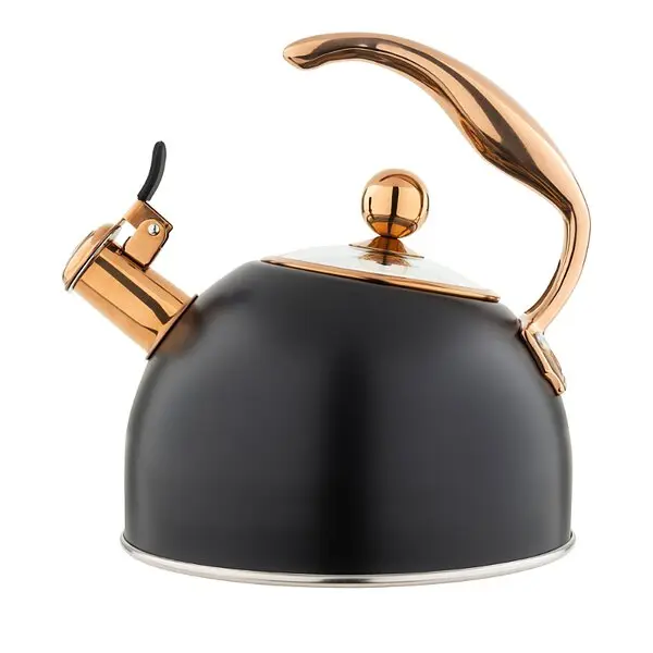 VIKING 2.6 Qt Whistling Kettle - Black Copper