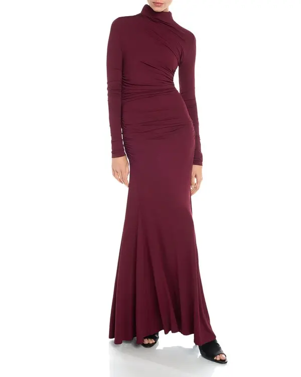 Tove Africa Maxi Dress - Claret