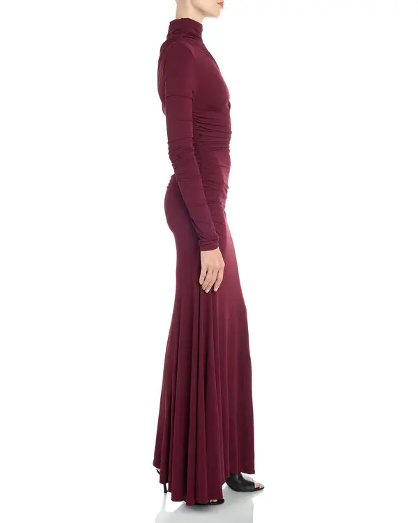 Tove Africa Maxi Dress - Claret