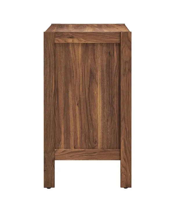 MODWAY Capri 33 Wood Grain Storage Cabinet